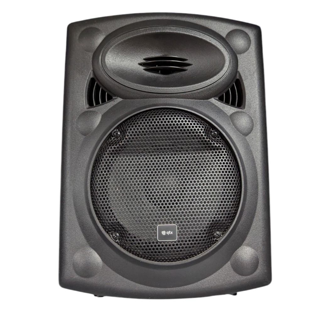 Used QTX QR Series Passive Moulded PA Speaker Box 8" 100w RMS - Own4Less